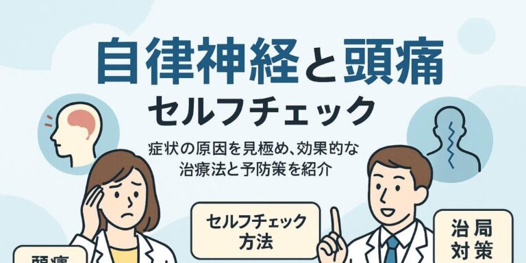 自律神経と頭痛の症状や原因を詳しく解説するセルフチェックと治療対策ガイド | 神戸市で自律神経のことでお悩みならBrain's Consensus Communications